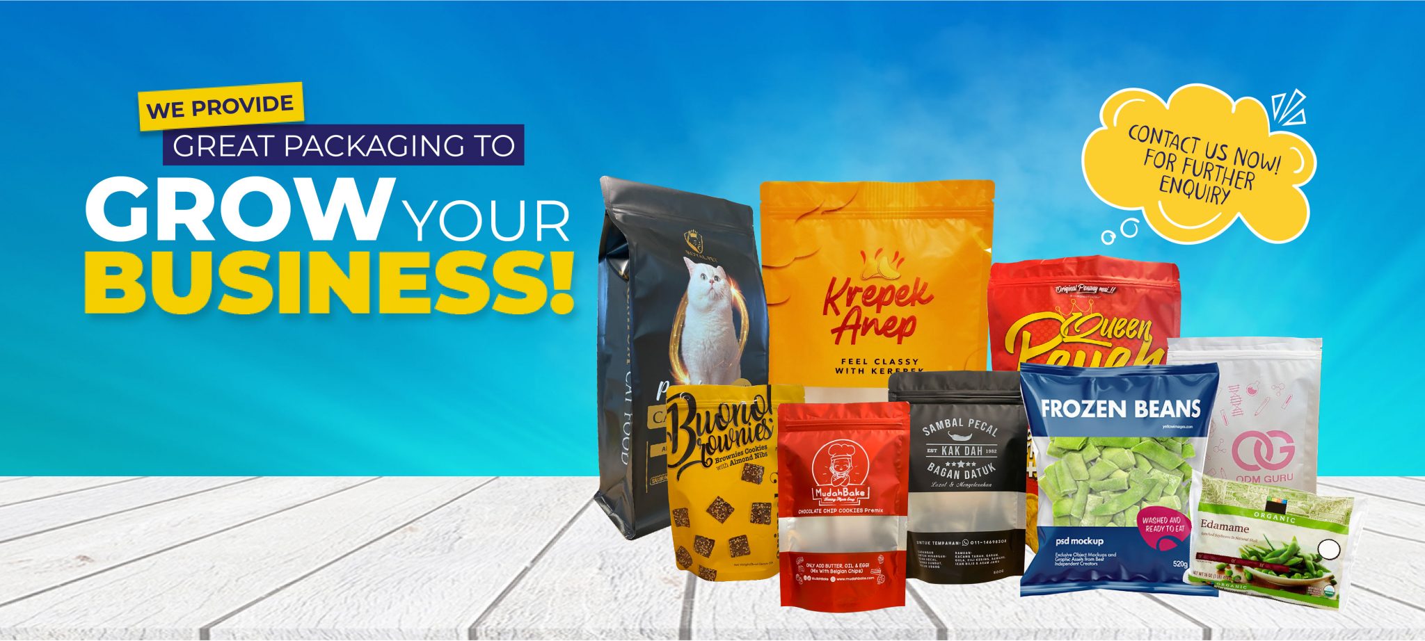 Kedai Jual Plastik Bungkus Makanan | HAIN® Packaging